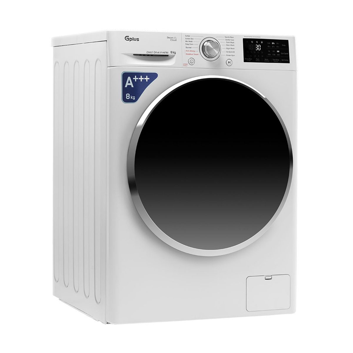 ماشین لباسشویی 8 کیلوگرمی جی پلاس مدل GWM-P880 - فروشگاه لوازم خانگی | خرید لوازم خانگی